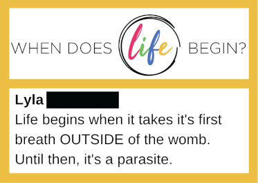 A Fetus is a Parasite - LifeFirst